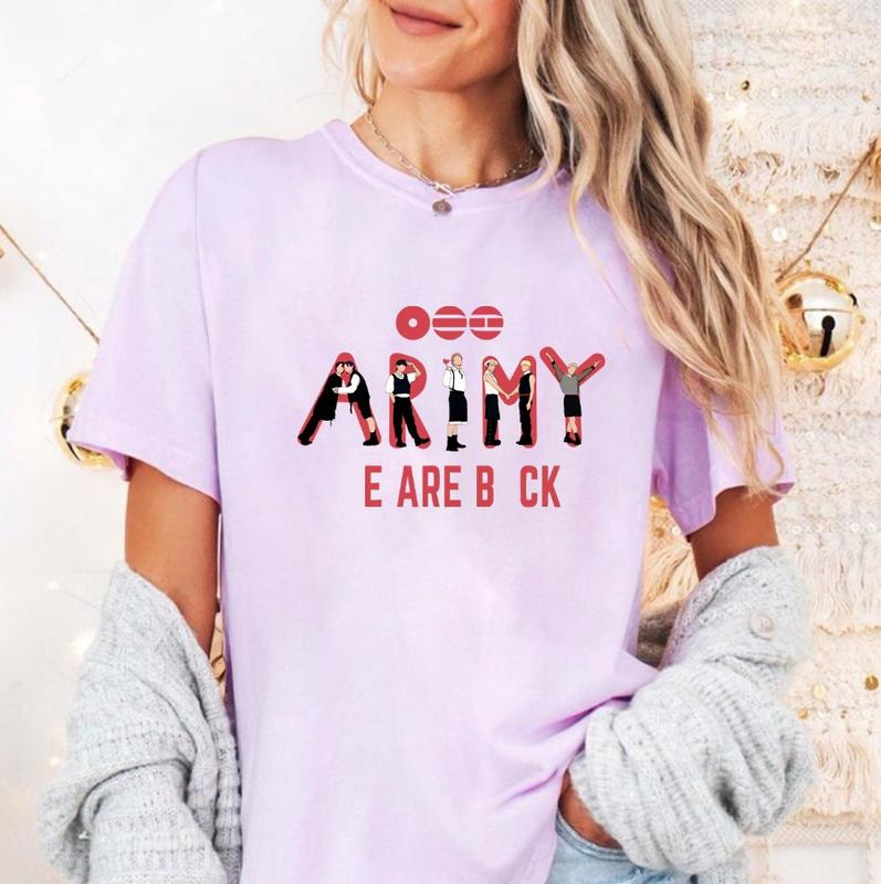 We Are Back 2026 World Tour Shirt, Concert Outfit for Ami, I Purple Yo ...